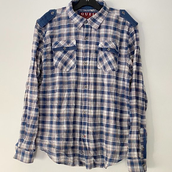 Guess | Shirts | Authentic Vintage Guess Button Down Shirt | Poshmark
